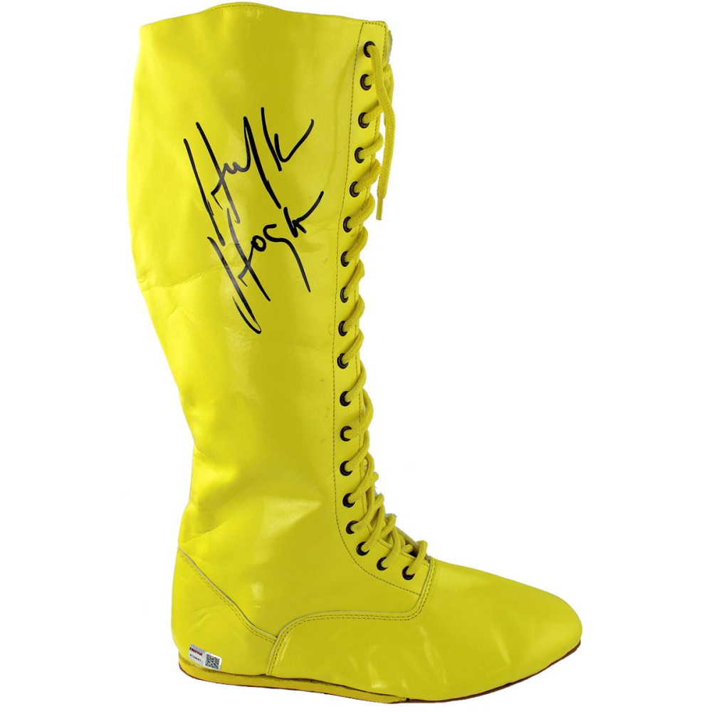 Hulk Hogan Signed Wrestling Boot (Tristar) | Pristine Auction