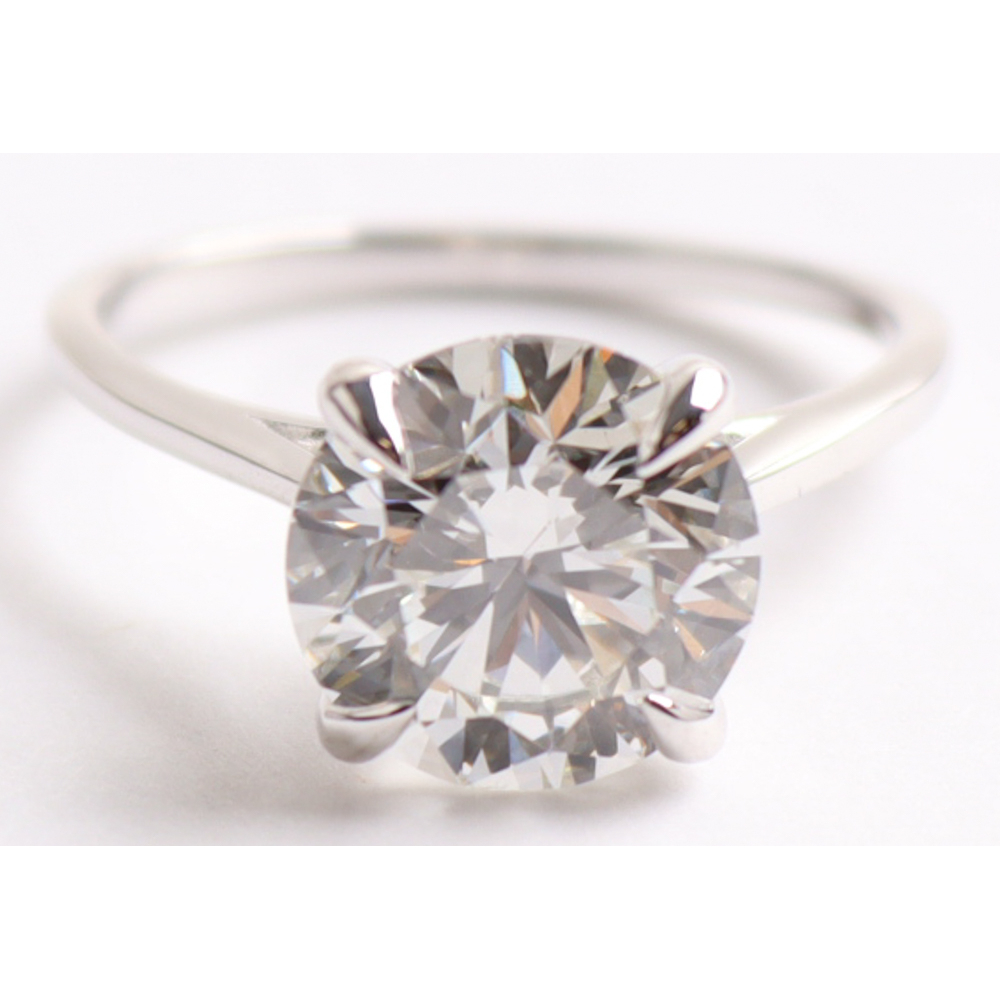3.25 CTW Laboratory Grown Diamond Engagement Ring G, VVS 2 | Estimated ...