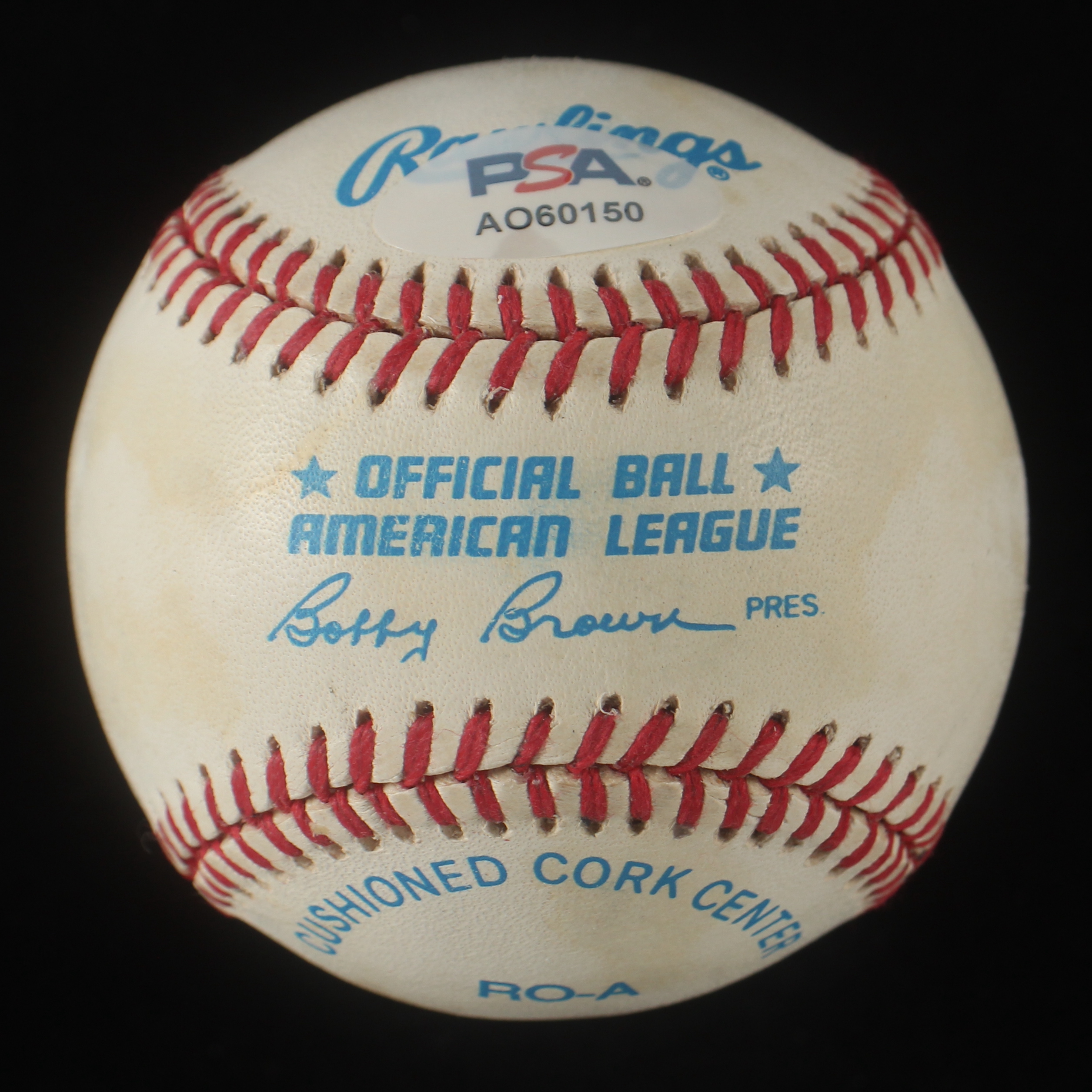 Phil Rizzuto Signed OAL Baseball Inscribed "Holy Cow" & "Scooter" with ...