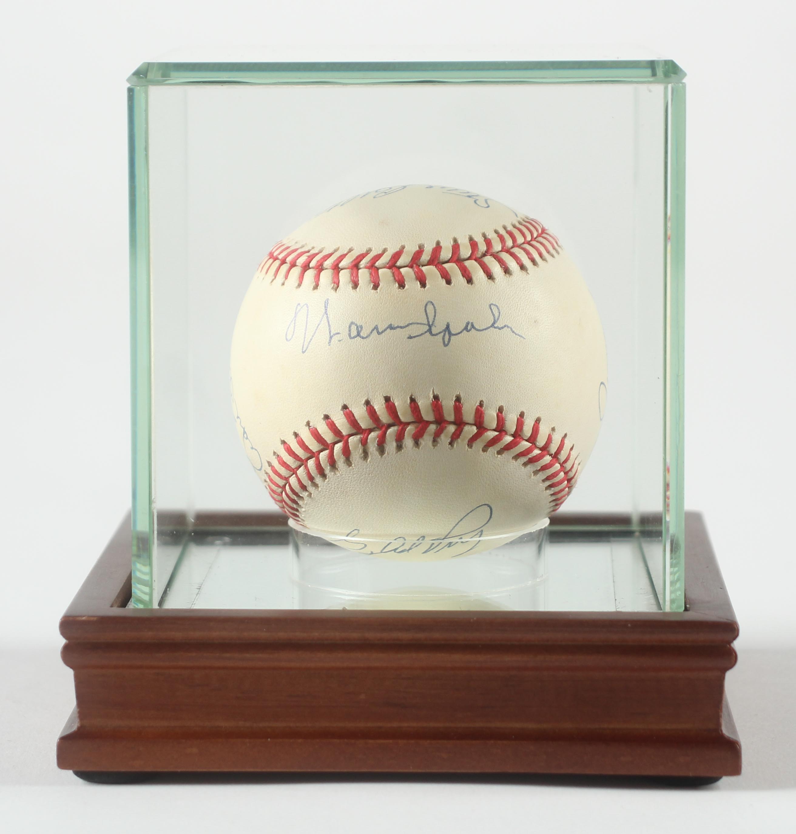 ONL Baseball Signed by (7) with Tom Seaver, Warren Spahn, Steve Carlton ...