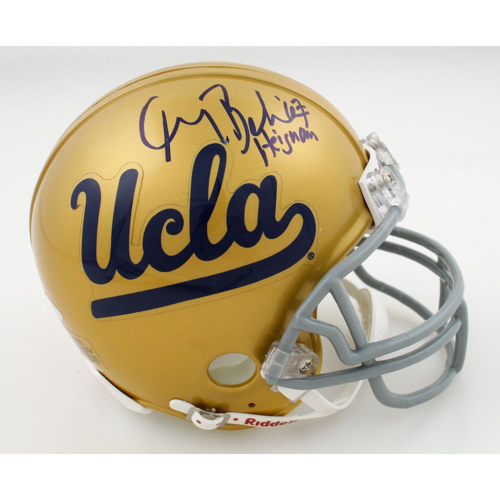 Gary Beban Signed UCLA Bruins Mini Helmet Inscribed "'67 Heisman ...