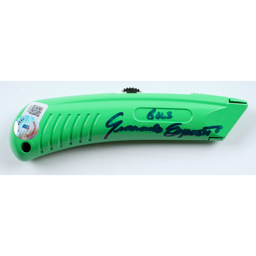 Giancarlo Esposito Signed "Breaking Bad" Box Cutter Inscribed "Gus ...