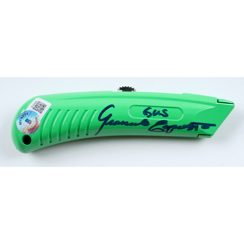 Giancarlo Esposito Signed "Breaking Bad" Box Cutter Inscribed "Gus ...