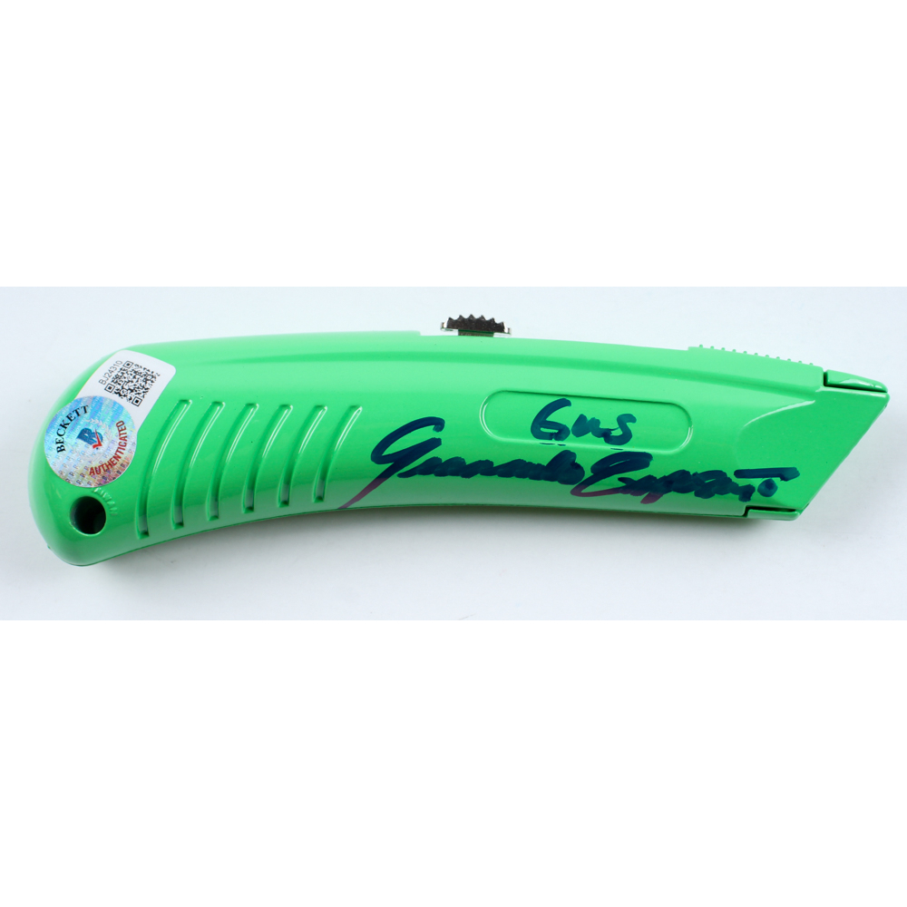 Giancarlo Esposito Signed "Breaking Bad" Box Cutter Inscribed "Gus ...