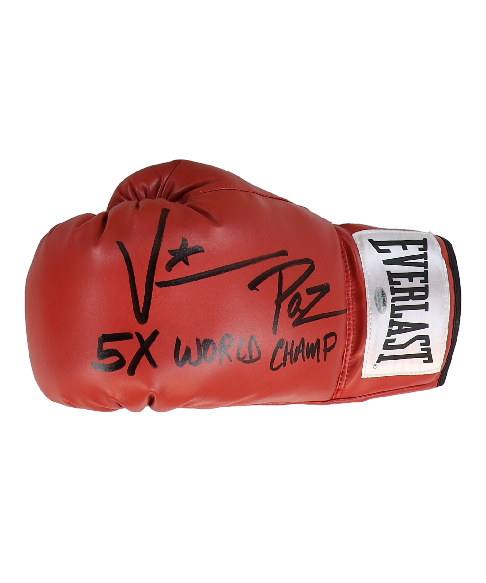 Vinny 'Paz' Pazienza Signed Everlast Boxing Glove Inscribed "5x World ...