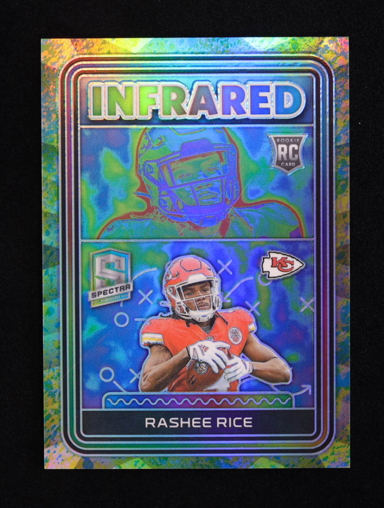 Rashee Rice 2023 Panini Spectra Infrared Neon Splatter #17 RC #1/8 ...