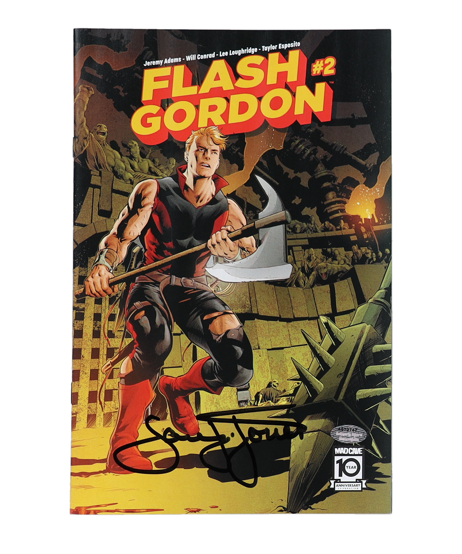 Sam J. Jones Signed "Flash Gordon" #2 Mad Cave 10th Anniversary Comic ...
