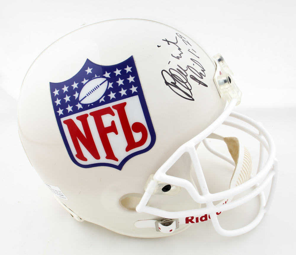 Reggie White Signed Full-Size NFL Logo Football Helmet (Beckett ...