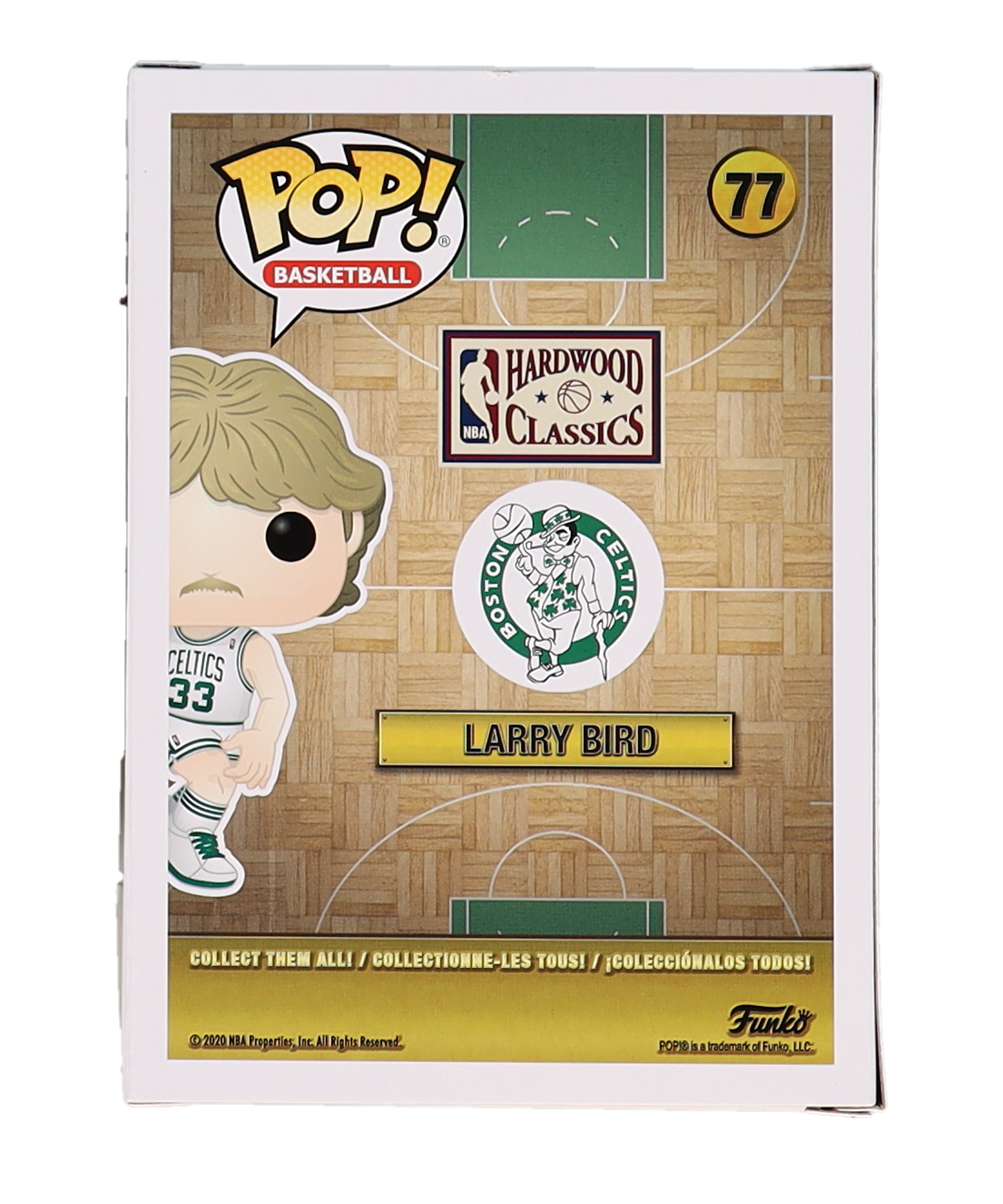 Larry Bird Signed Celtics #77 Funko Pop! Vinyl Figure (Schwartz & Bird ...