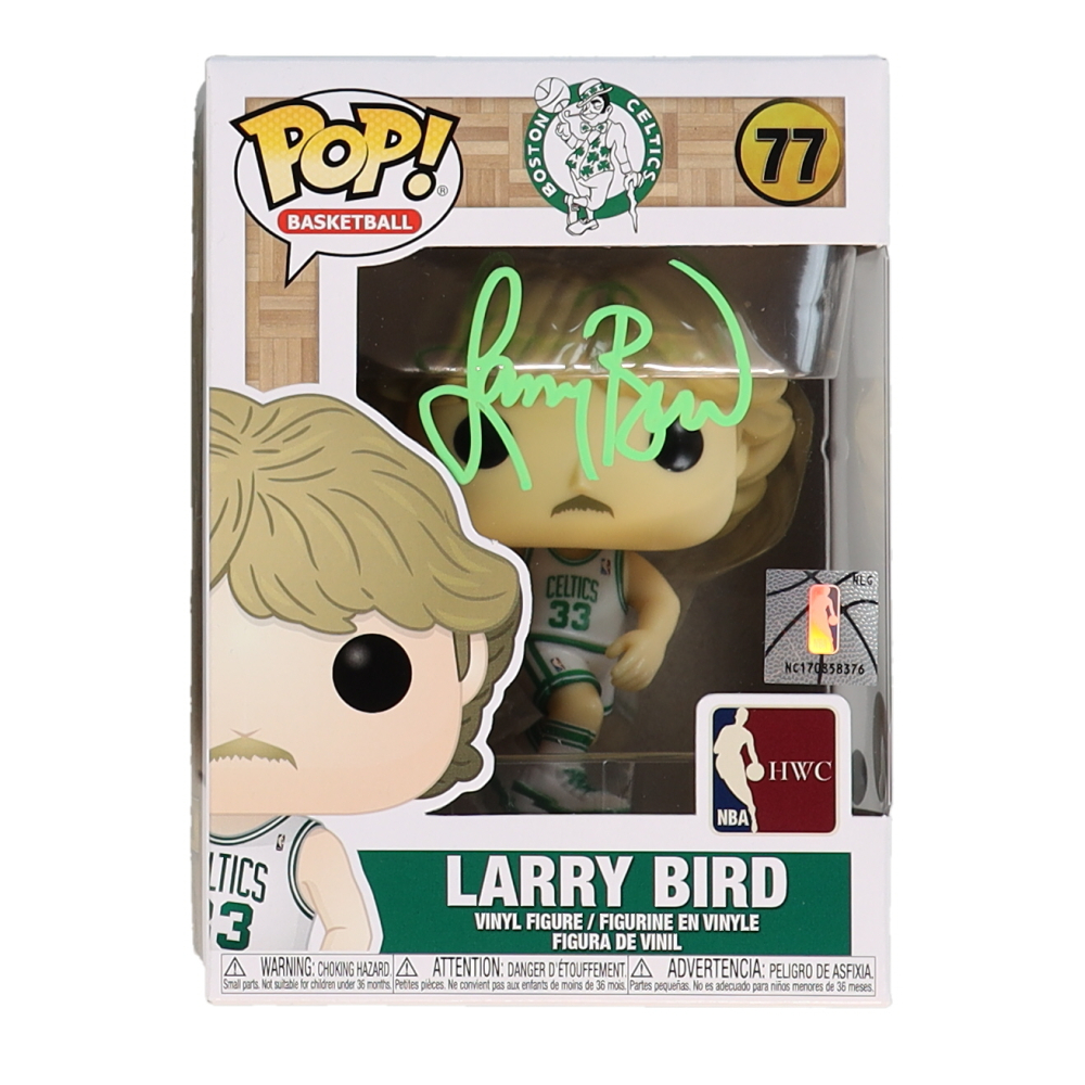 Larry Bird Signed Celtics #77 Funko Pop! Vinyl Figure (Schwartz & Bird ...