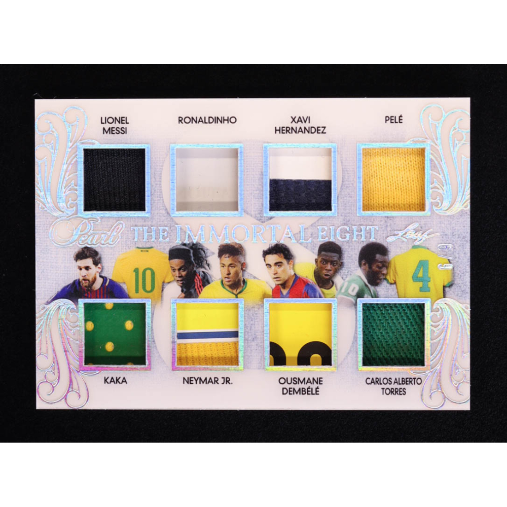 2018-19 Leaf Pearl The Immortal 8 Memorabilia #TIE06 Lionel Messi ...