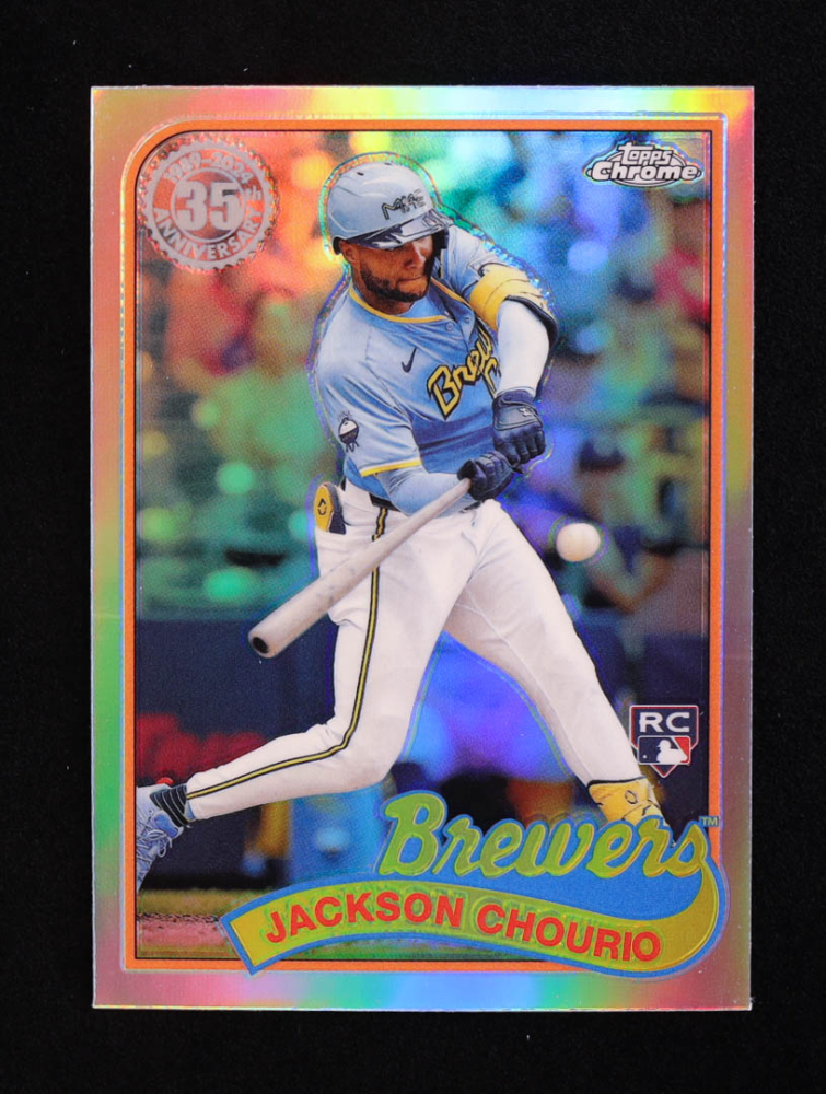 Jackson Chourio 2024 Topps Chrome Update '89 Topps #89CU4 RC | Pristine ...