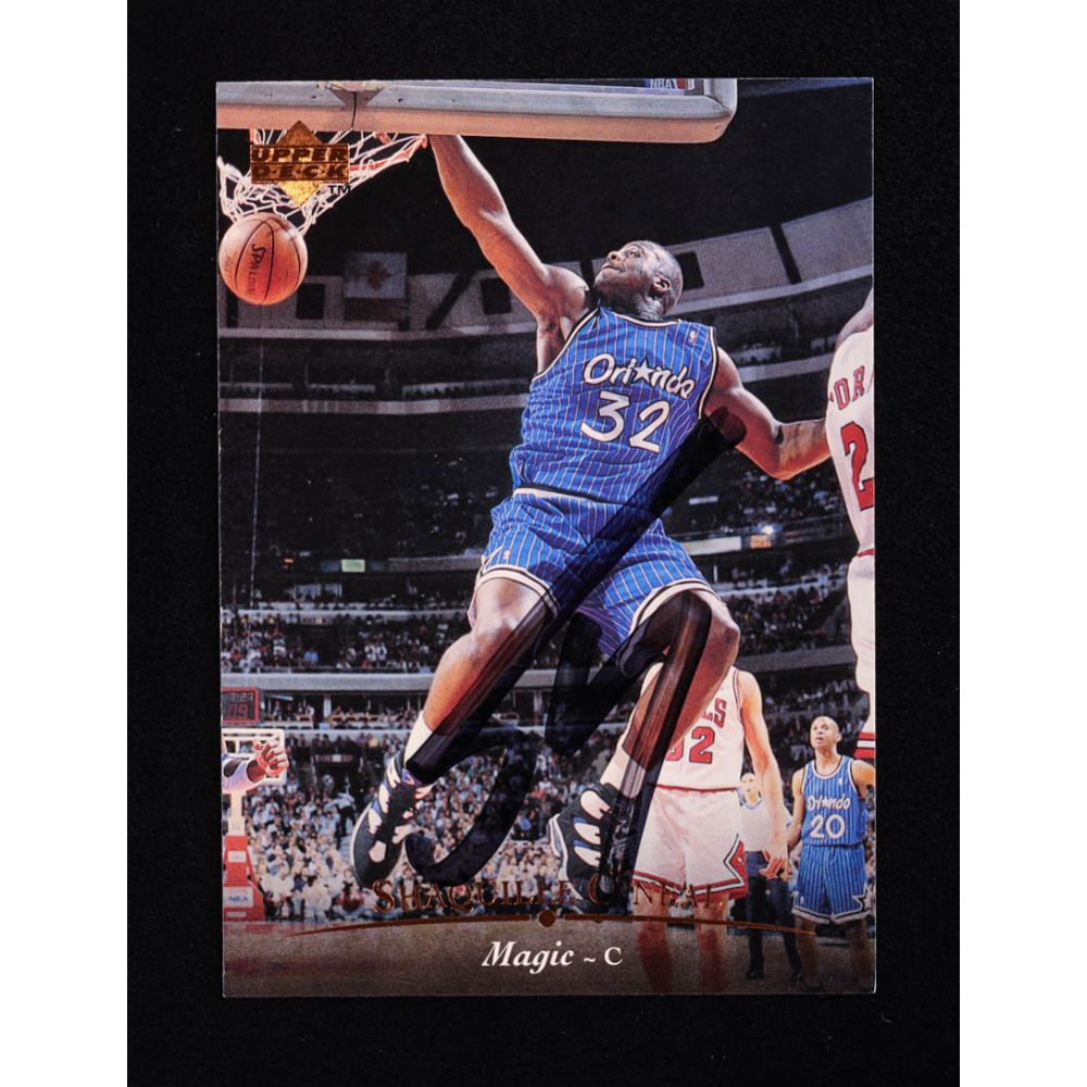 Shaquille O'Neal Signed 1995-96 Upper Deck #95 (PIA) | Pristine Auction