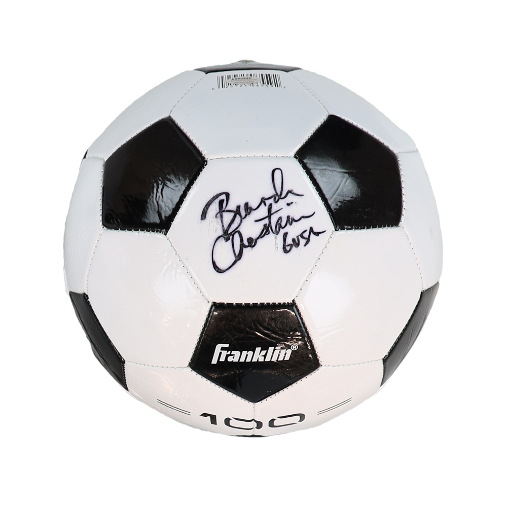 Brandi Chastain Signed Franklin Soccer Ball Inscribed "6 USA" (Schwartz ...