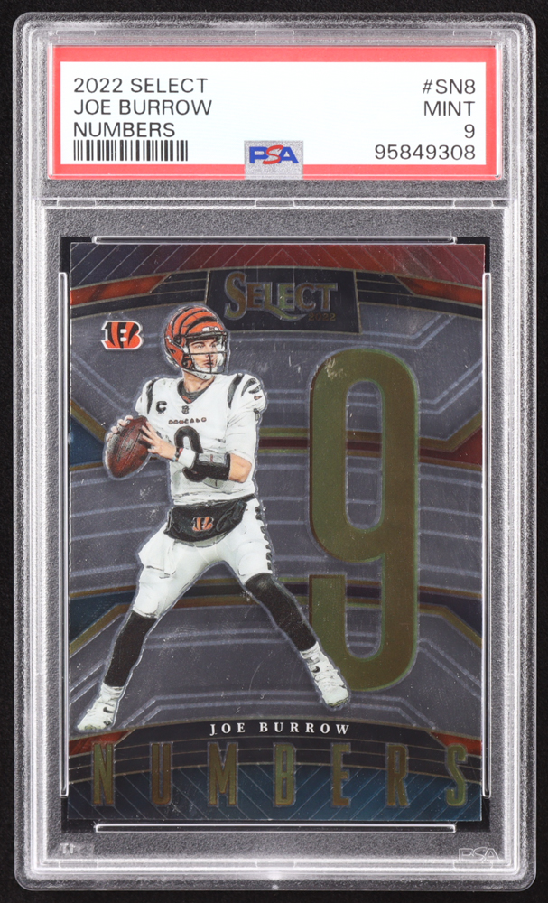 Joe Burrow 2022 Select Select Numbers #8 (PSA 9) | Pristine Auction