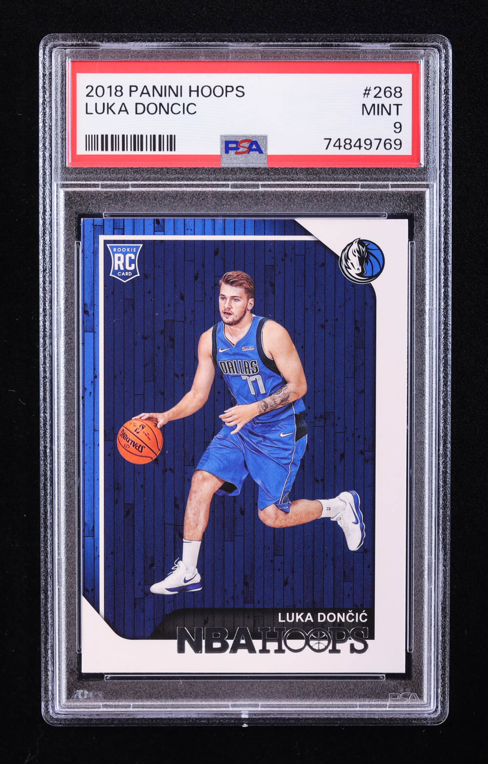 Luka Doncic 2018-19 Hoops #268 RC (PSA 9) | Pristine Auction
