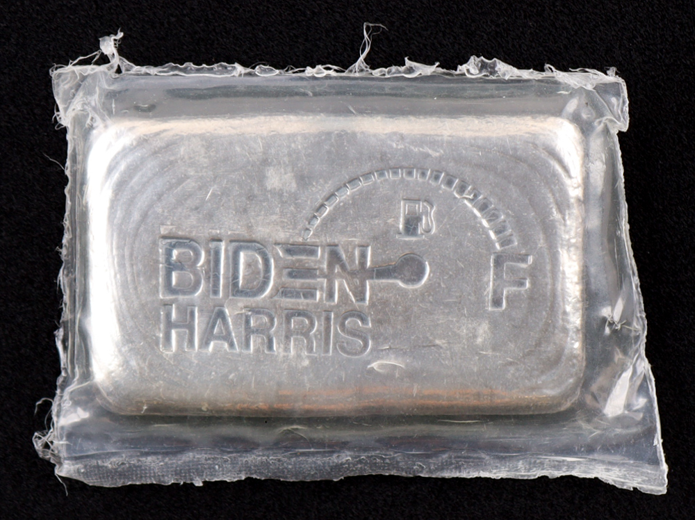 STL Mint NKY Collab - Biden Harris Empty Tank - 3 Oz .999+ Fine Silver ...