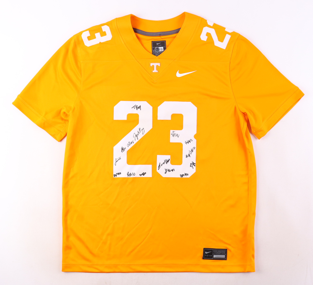 2023-24 Tennessee Volunteers Jersey Signed by (15) with Doneiko ...