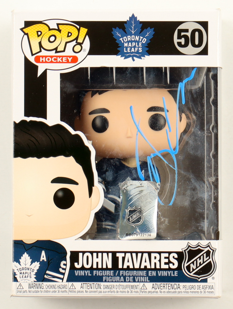 John Tavares Signed Maple Leafs #50 Funko Pop! Vinyl Figure (Beckett ...