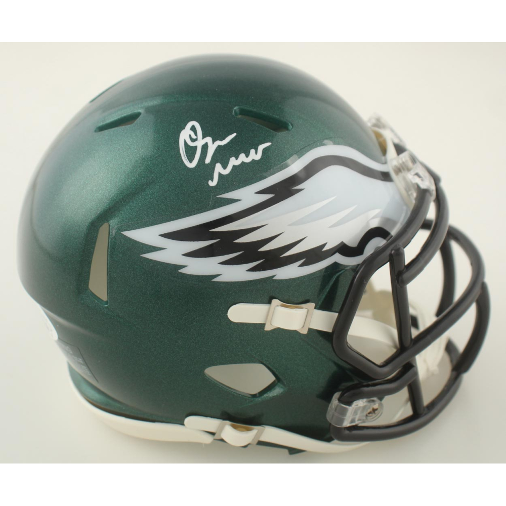 Quinyon Mitchell Signed Eagles Speed Mini Helmet (JSA) | Pristine Auction