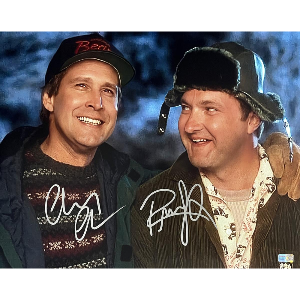 Chevy Chase & Randy Quaid Signed "National Lampoon's Christmas Vacation ...