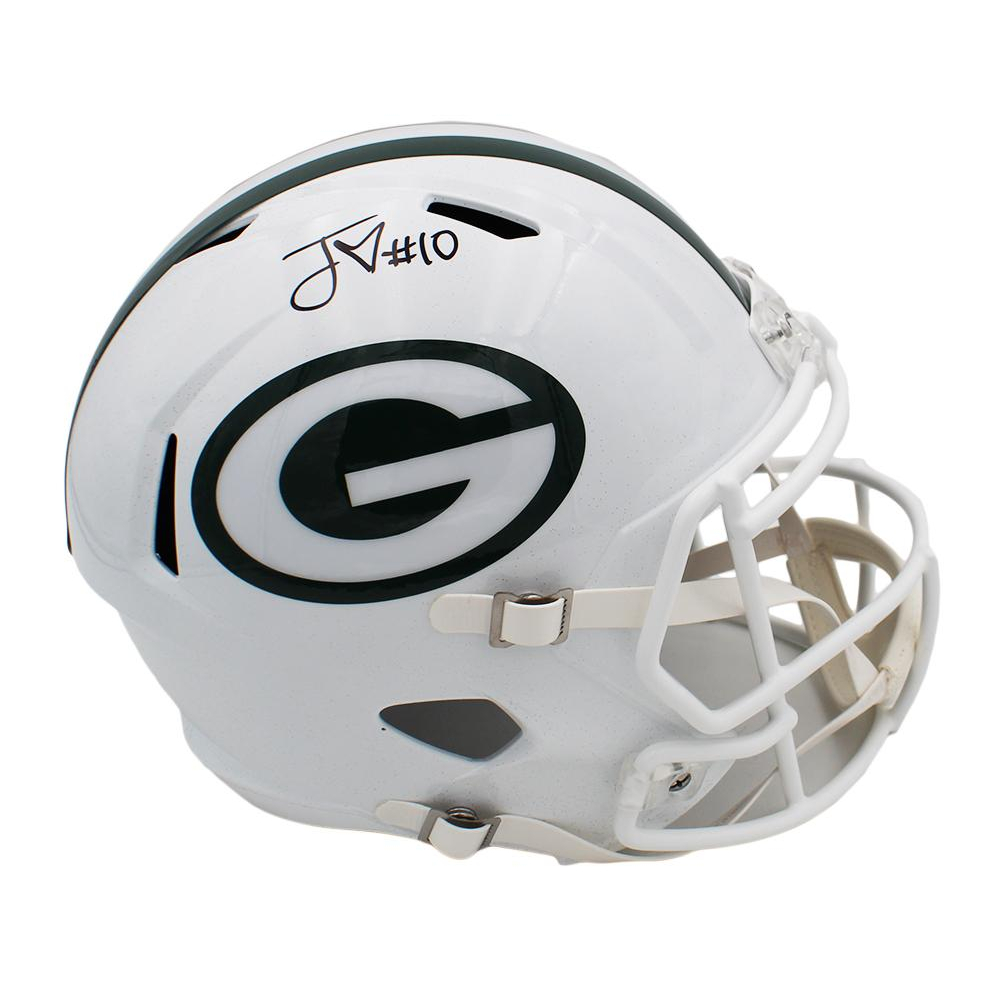 Jordan Love Signed Packers Full-Size Alternate Speed Helmet (Beckett ...