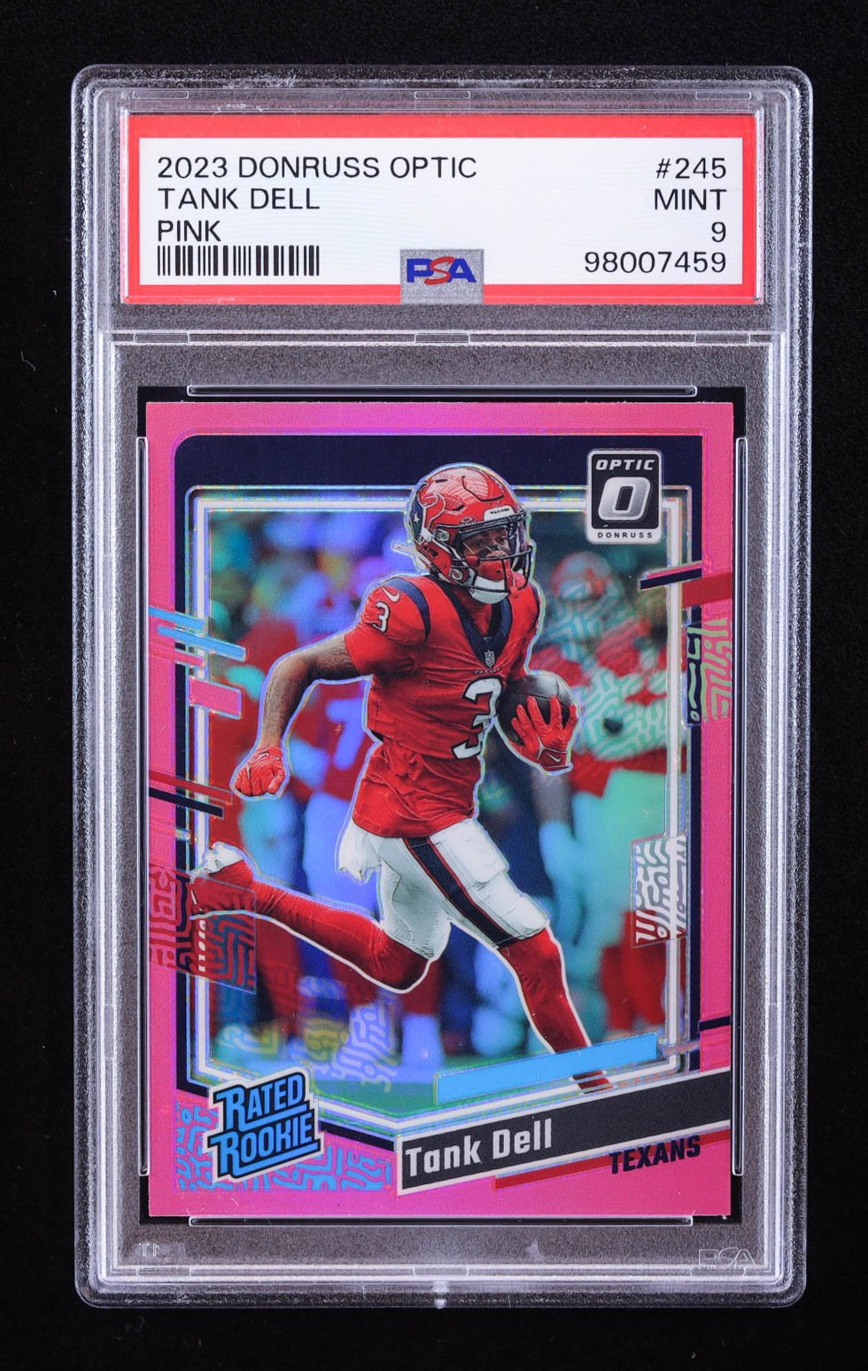 Tank Dell 2023 Dontruss Optic Pink #245 RC (PSA 9) | Pristine Auction