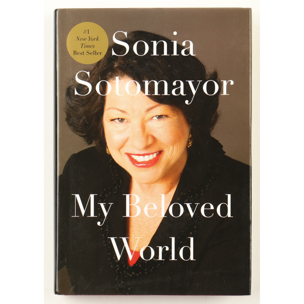 Sonia Sotomayor Signed "My Beloved World" Hardcover Book (PSA ...