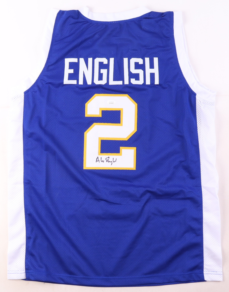 Alex English Signed Jersey (JSA) | Pristine Auction