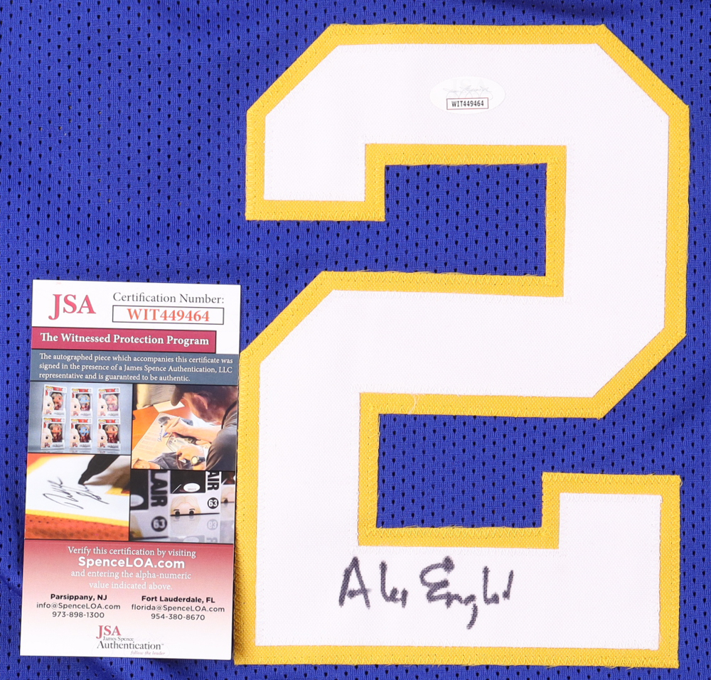 Alex English Signed Jersey (JSA) | Pristine Auction