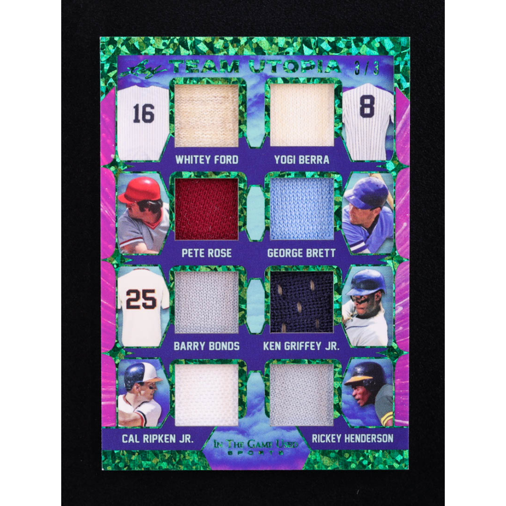 Whitey Ford / Yogi Berra / Pete Rose / George Brett / Barry Bonds / Ken ...