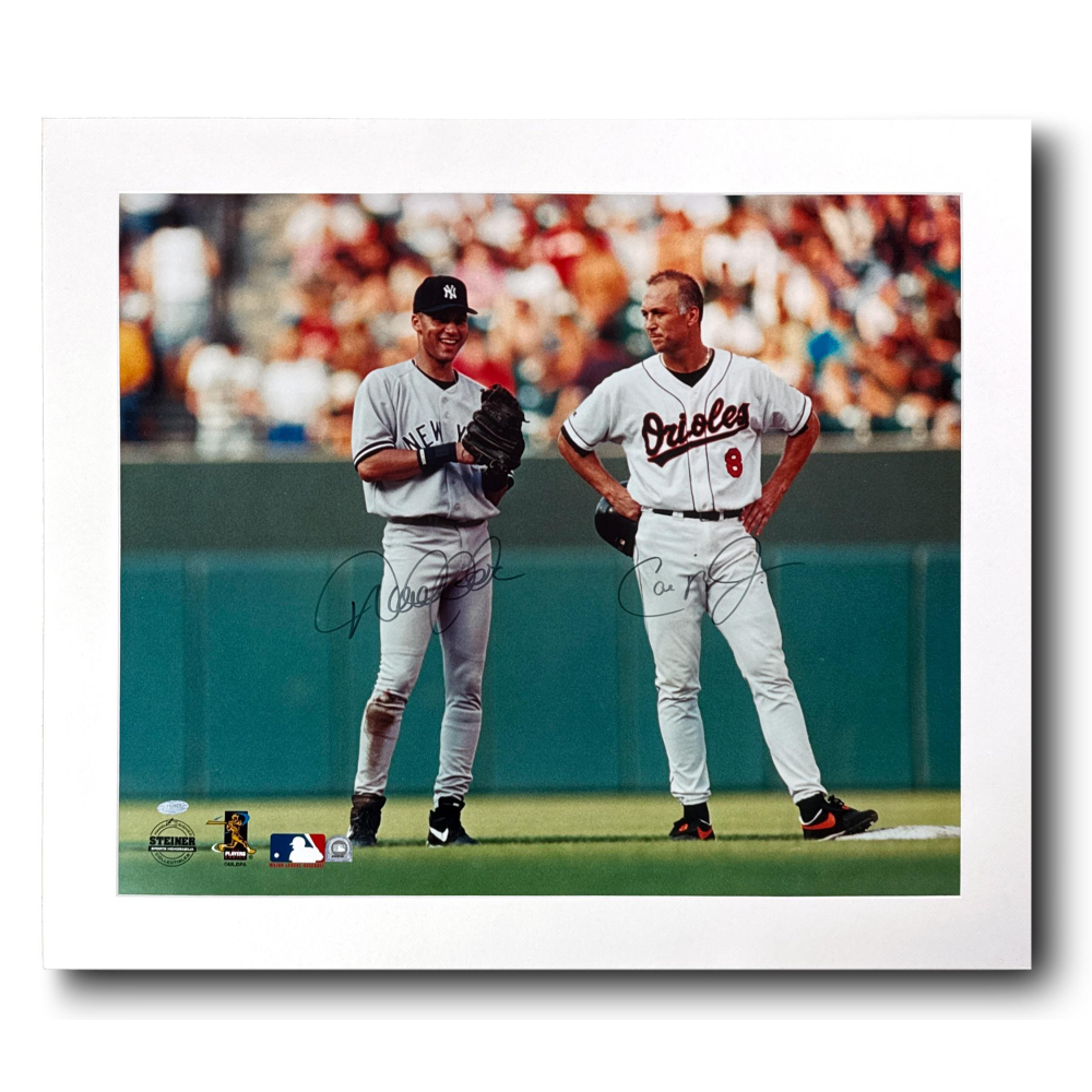 Derek Jeter & Cal Ripken Jr. Signed 20x24 Photo (Steiner & MLB ...