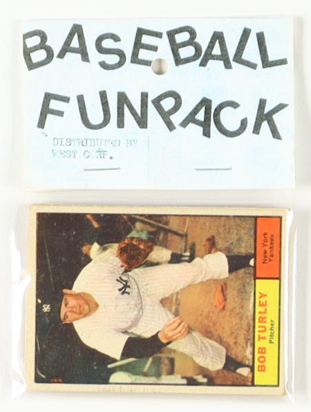 1961 Topps Baseball Card Fun Pack with (10) Cards | Pristine Auction