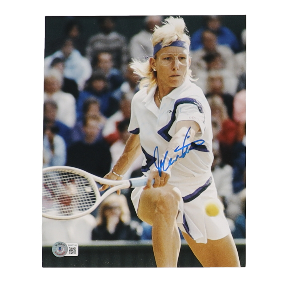 Martina Navratilova Signed 8x10 Photo (Beckett) | Pristine Auction