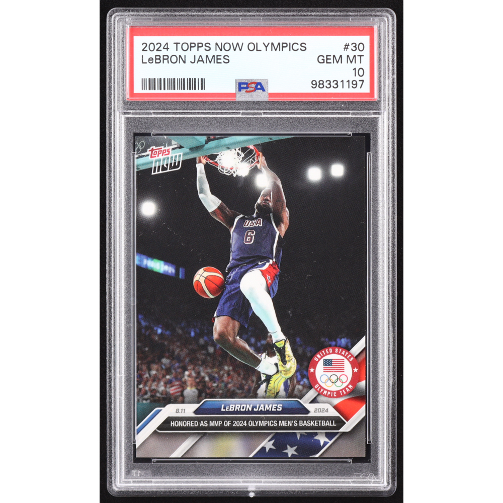 LeBron James 2024 Topps Now #30 (PSA 10) | Pristine Auction