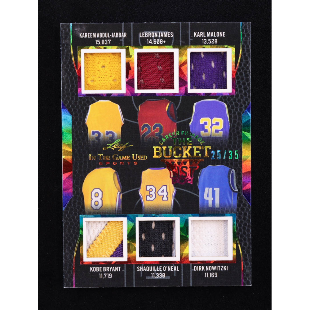 Kareem Abdul-Jabbar / LeBron James / Karl Malone / Kobe Bryant ...