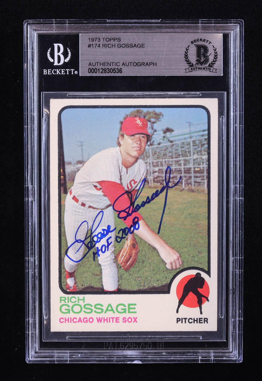 Goose Gossage Signed 1973 Topps #174 RC Inscribed "HOF 2008" (BGS ...