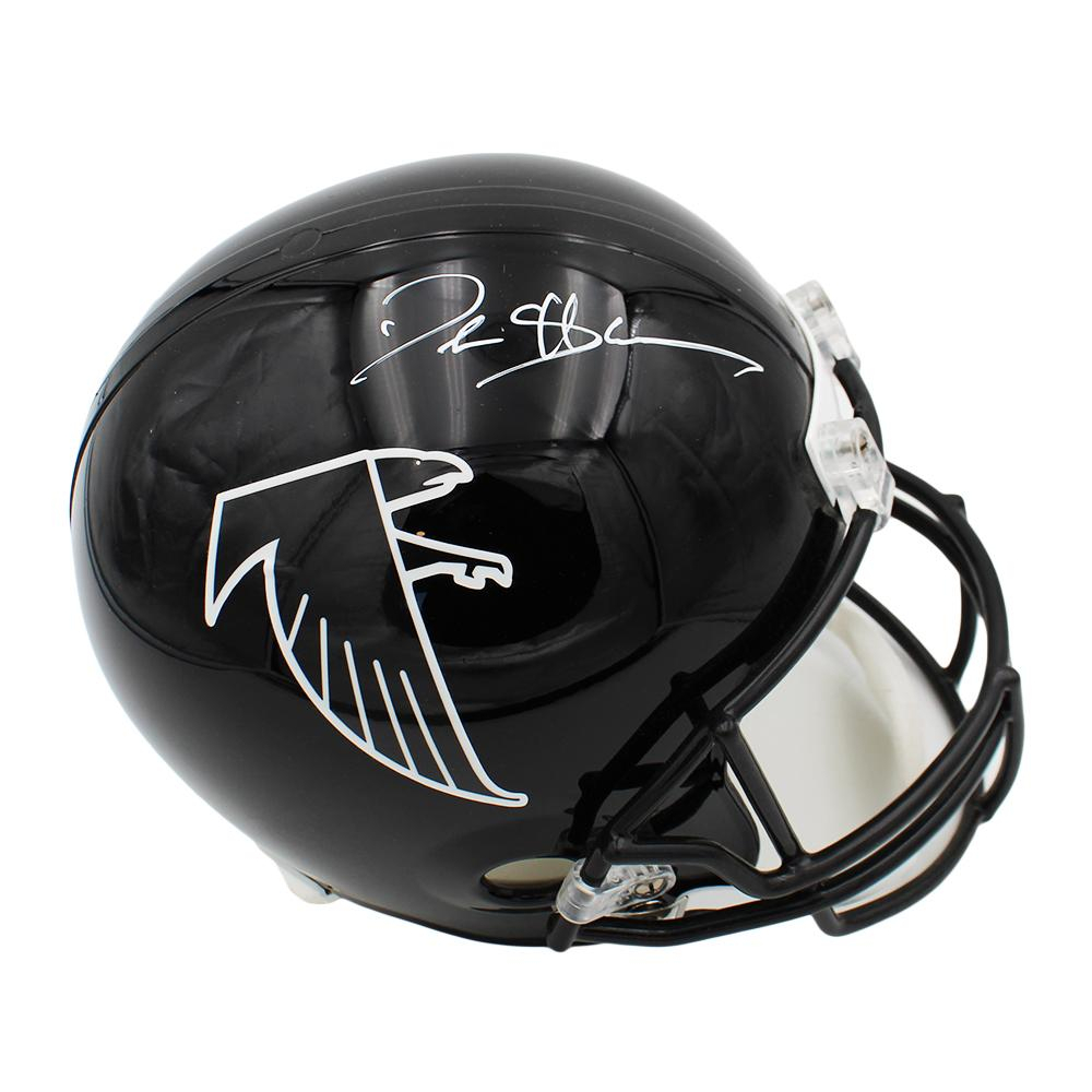 Deion Sanders Signed Falcons Full-Size Throwback Alternate Helmet ...