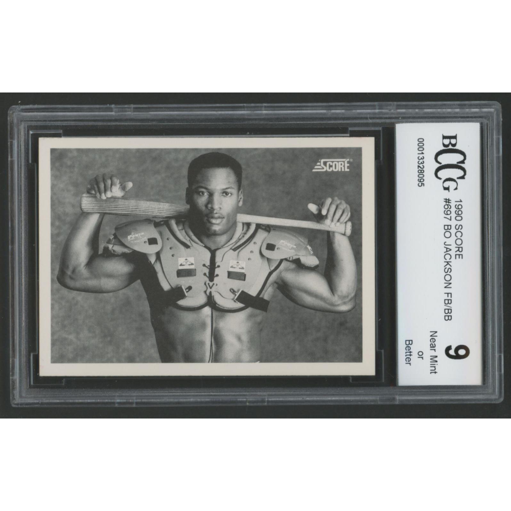 Bo Jackson 1990 Score #697 FB/BB (BCCG 9) | Pristine Auction