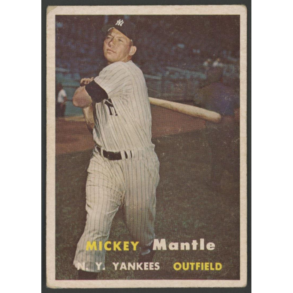 Mickey Mantle 1957 Topps #95 | Pristine Auction