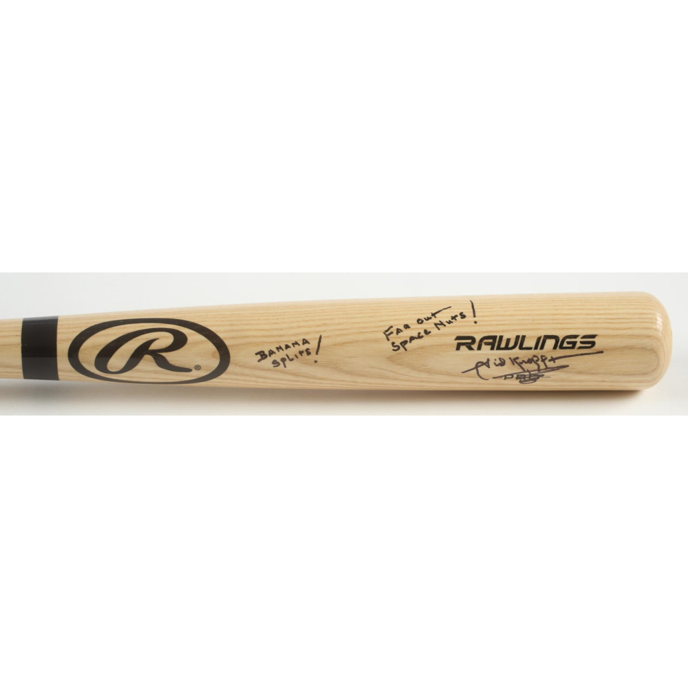 Sid Krofft Signed Rawlings Baseball Bat Inscribed "Far Out Space Nuts ...
