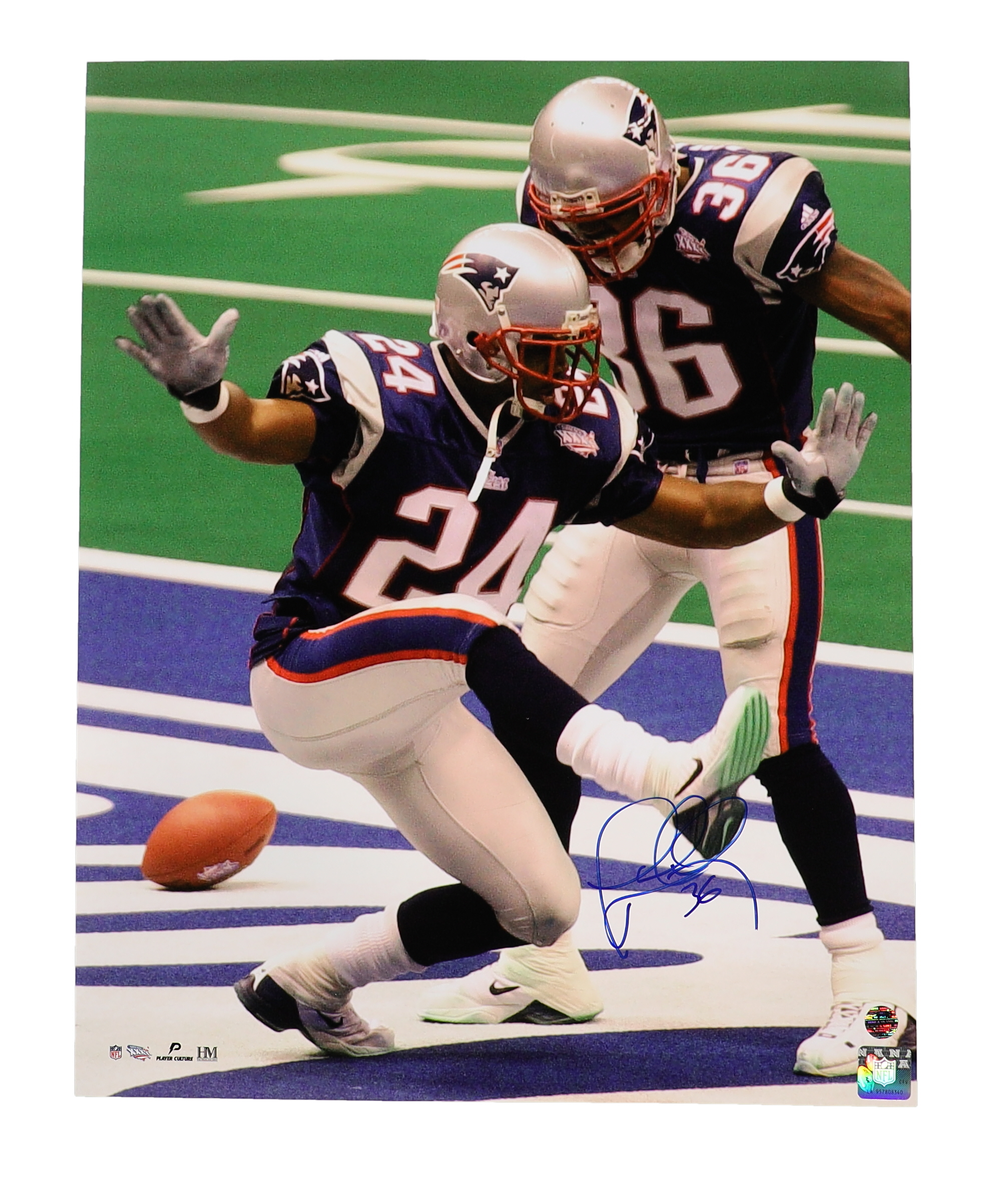 Lawyer Milloy Signed Patriots 16x20 Photo (Patriots Alumni) | Pristine ...