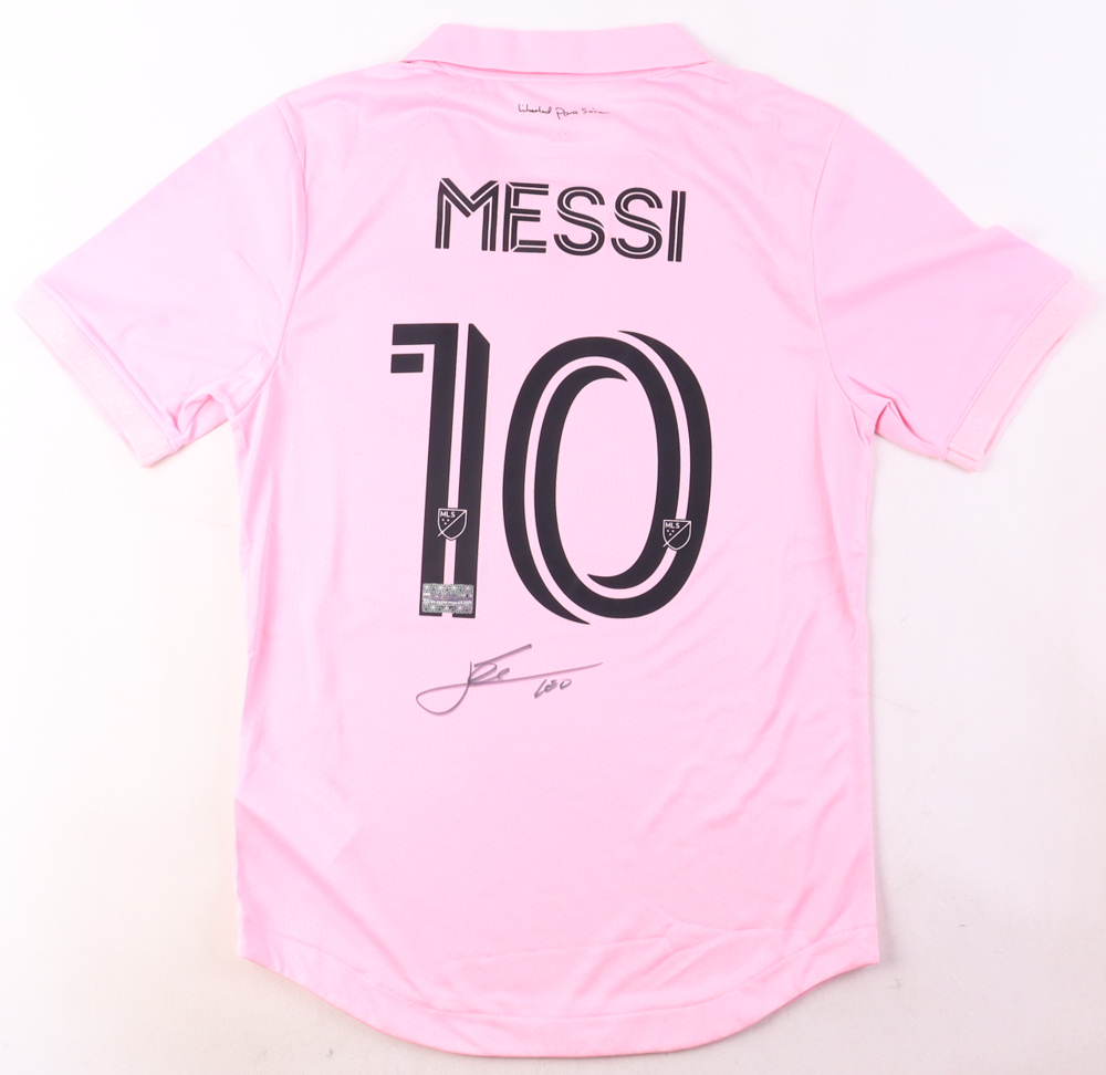 Lionel Messi Signed Inter Miami Jersey Inscribed "LEO" (ICONS ...