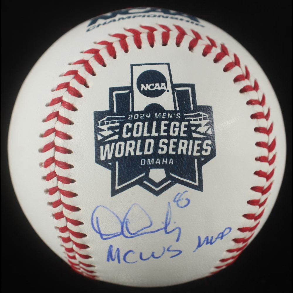 Dylan Dreiling Signed NCAA Championship 2024 Men's College World Series ...