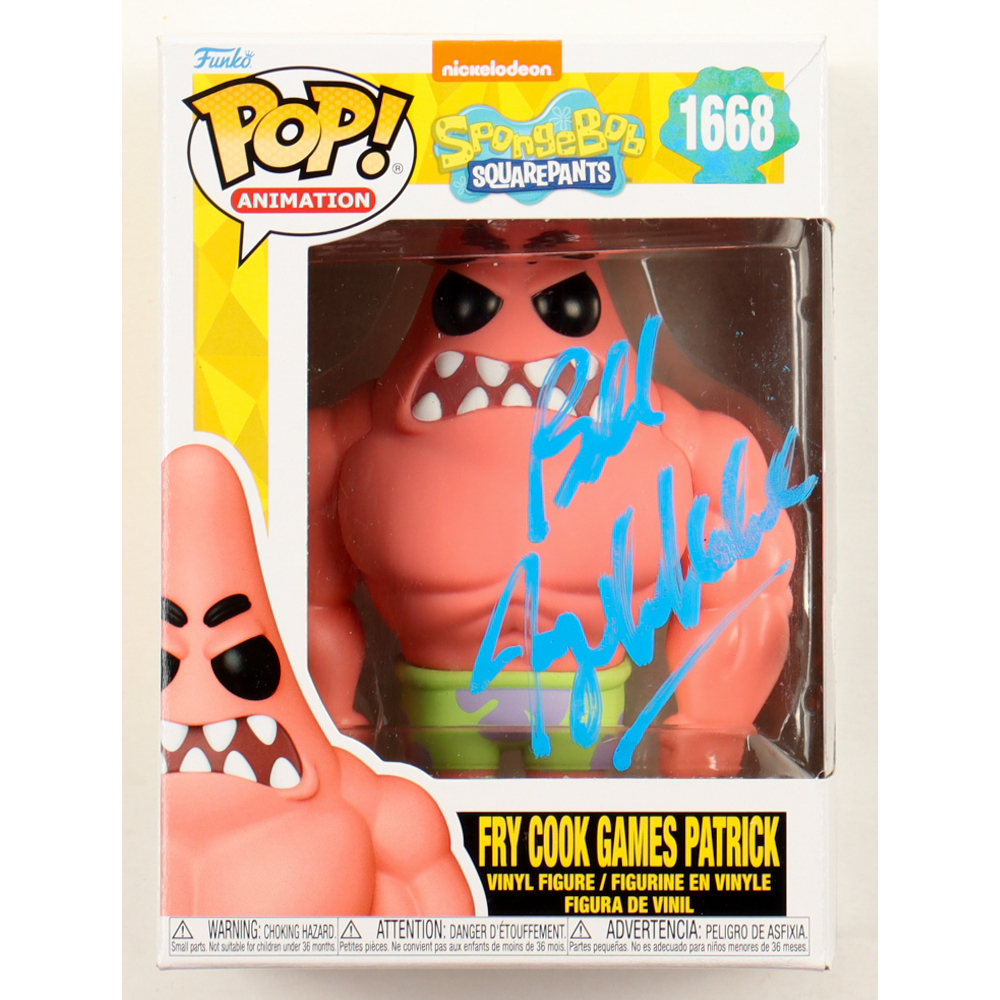 Bill Fagerbakke Signed "SpongeBob SquarePants" #1668 Fry Cook Games ...