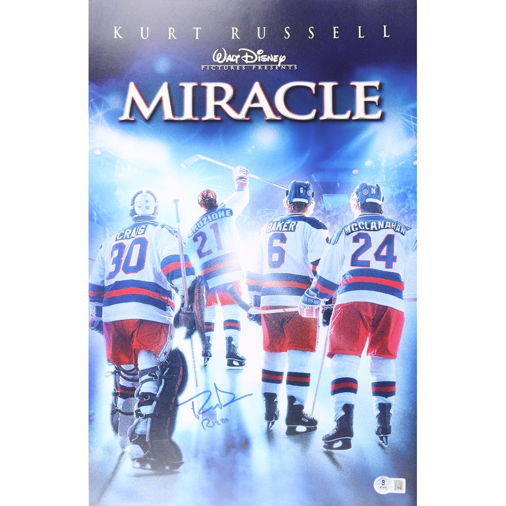 Patrick O'Brien Demsey Signed "Miracle" 11x17 Movie Poster Photo Inscribed "Rizzo" (Beckett ...