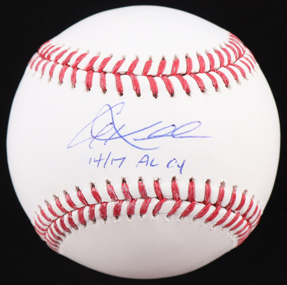 Corey Kluber Signed OML Baseball Inscribed "14/17 AL CY" (JSA ...