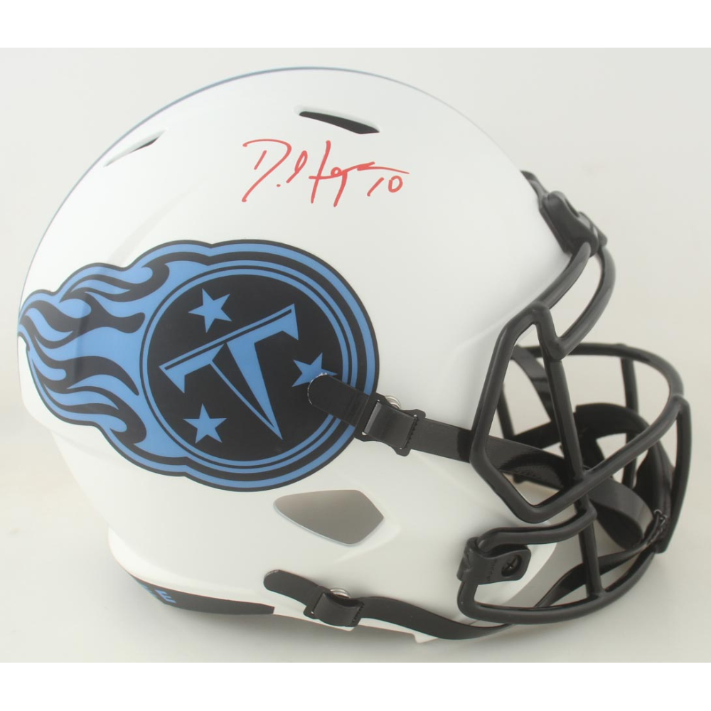 DeAndre Hopkins Signed Titans Full-Size Lunar Eclipse Alternate Speed Helmet (Beckett ...