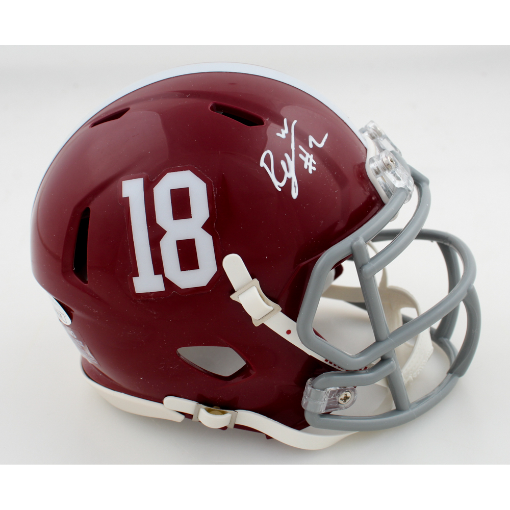Ryan Williams Signed Alabama Crimson Tide Speed Mini Helmet (JSA ...
