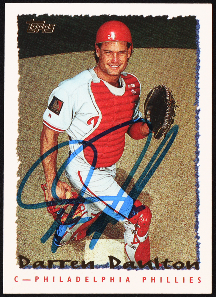 Darren Daulton Signed 1995 Topps #477 (JSA) | Pristine Auction